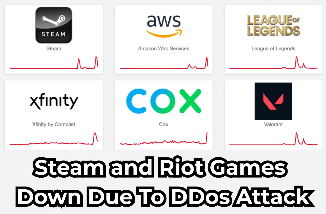 Steam and Riot Games Knocked Offline by Massive DDoS Attack - STG Play