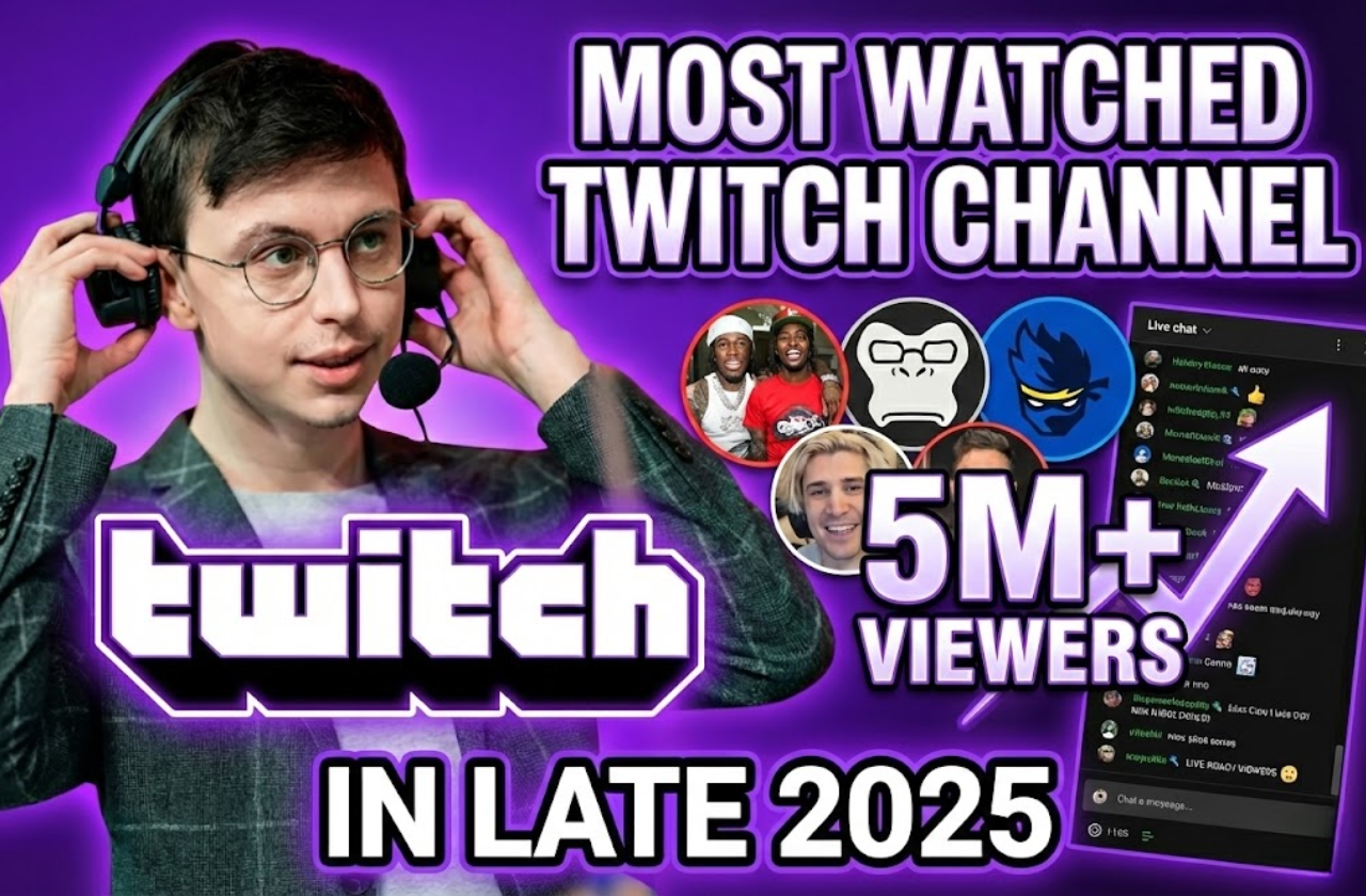 Here Are The Most Watched Twitch Streamers in Late 2025 - STG Play