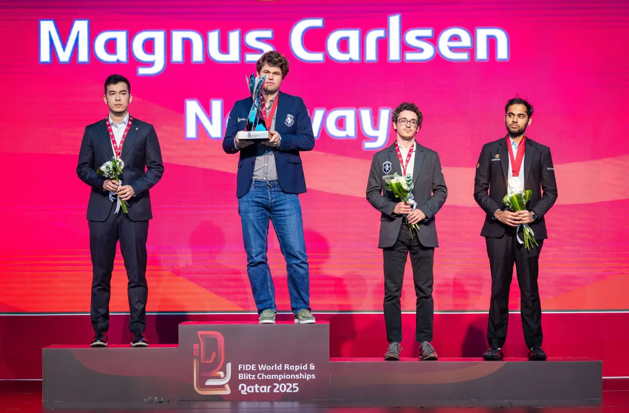 Magnus Carlsen Claims 20th World Title With Dramatic Blitz Win in Doha ...