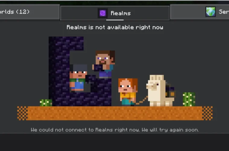 Minecraft Realms Outage and Worldwide Down Frustrates Players As Server ...