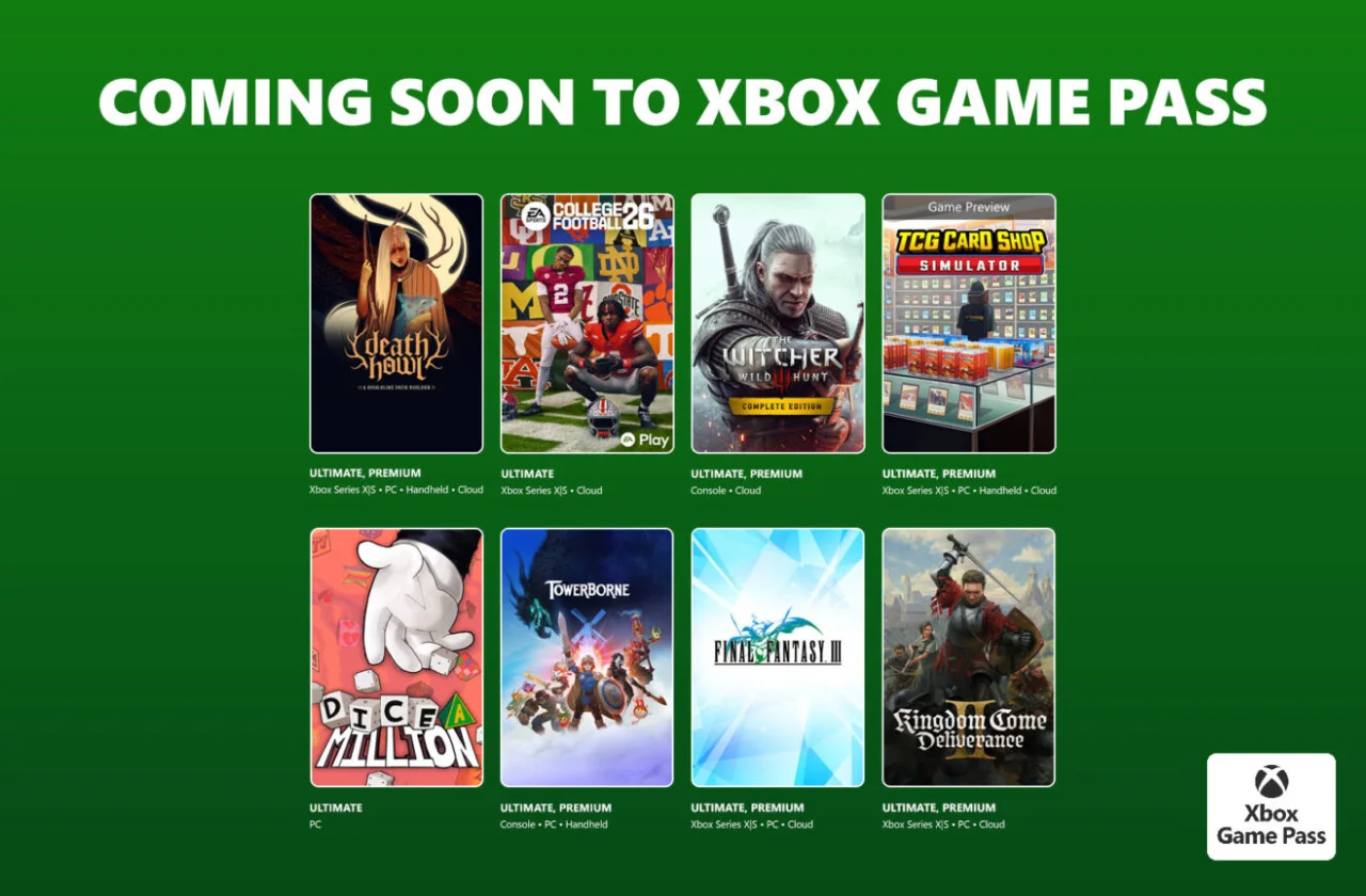 Xbox Game Pass February 2026 Wave 2 Adds The Witcher 3 And Kingdom Come ...