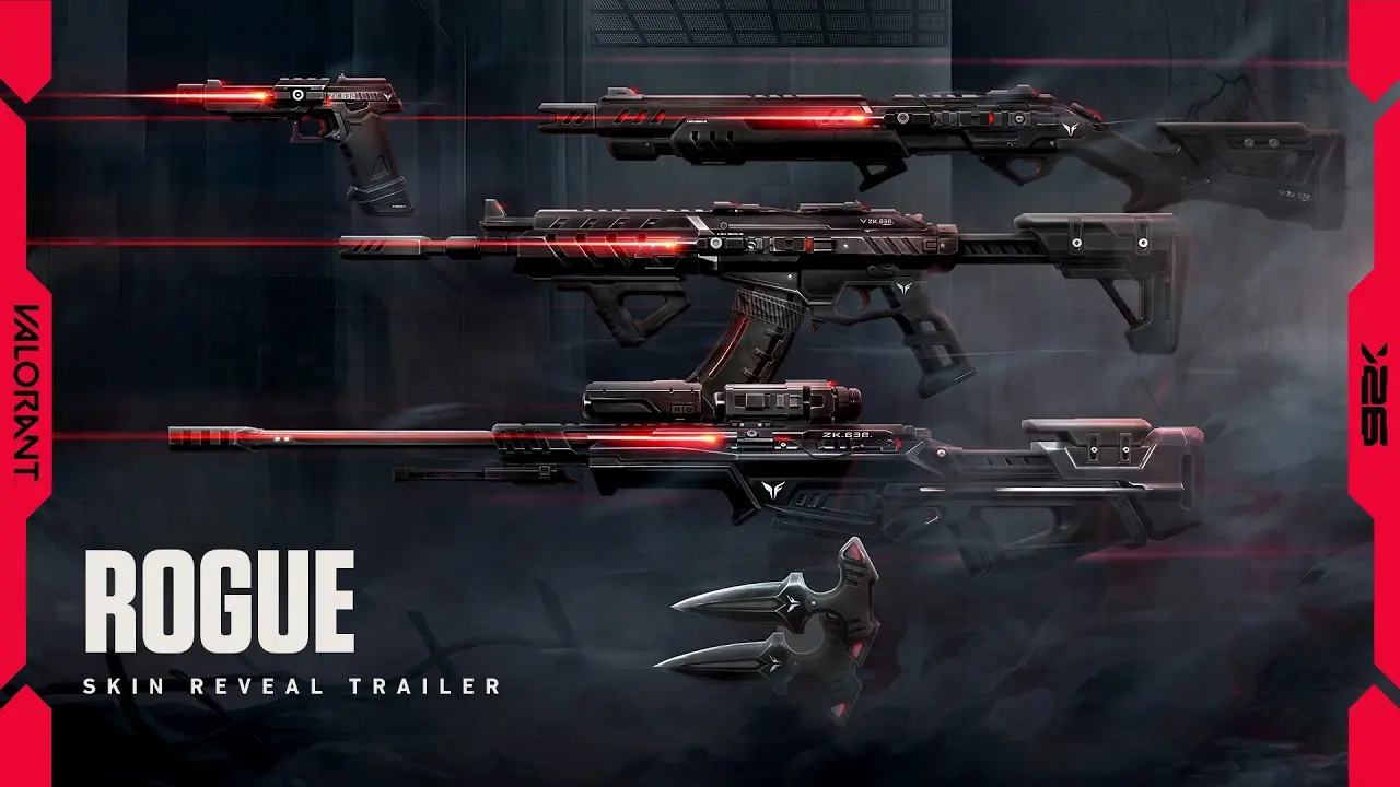 VALORANT Rogue Bundle Drops Today - Push Dagger Melee Debut, 8,700 VP ...